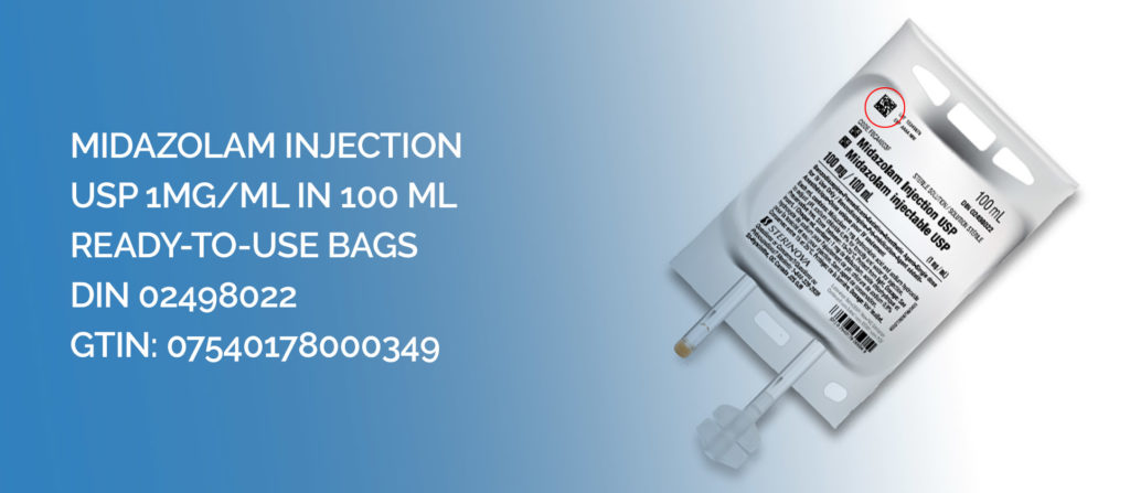 Midazolam Injection USP - Sterinova